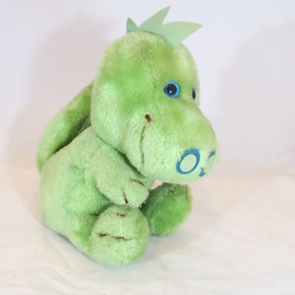 Russ | Toys | Vintage Russ Green Donnie Dinosaur Stuffed Plush Made In ...